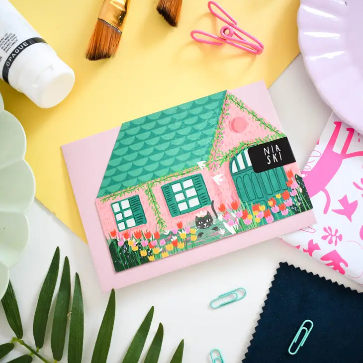 Clawed Monet Cut Out House Card – Fathom & Co.