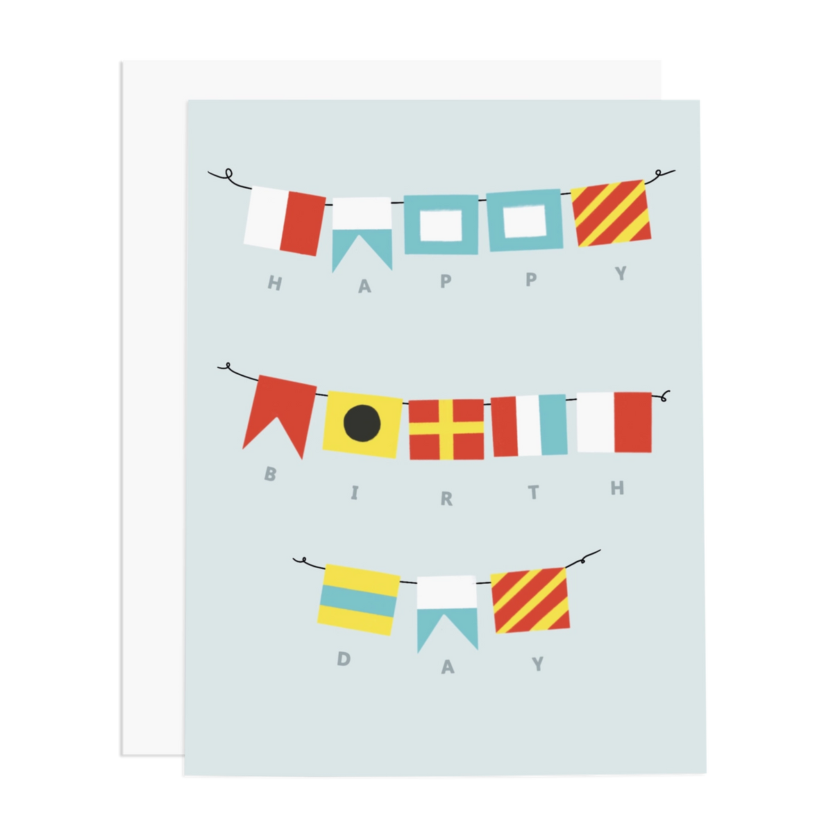 Hbd Nautical Flags Greeting Card – Fathom & Co.