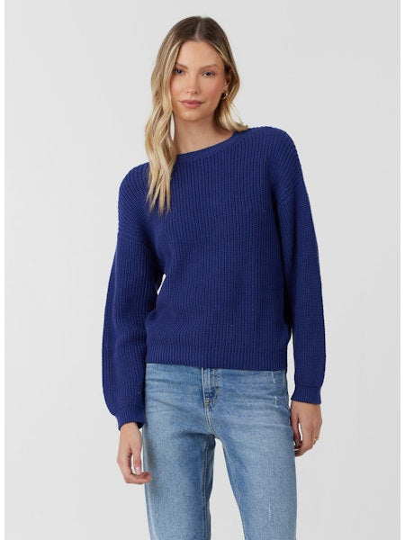 The Murphy Pullover in Navy – Fathom & Co.
