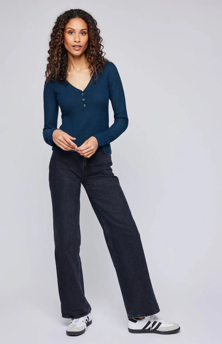 The Abigail Pullover in Navy – Fathom & Co.