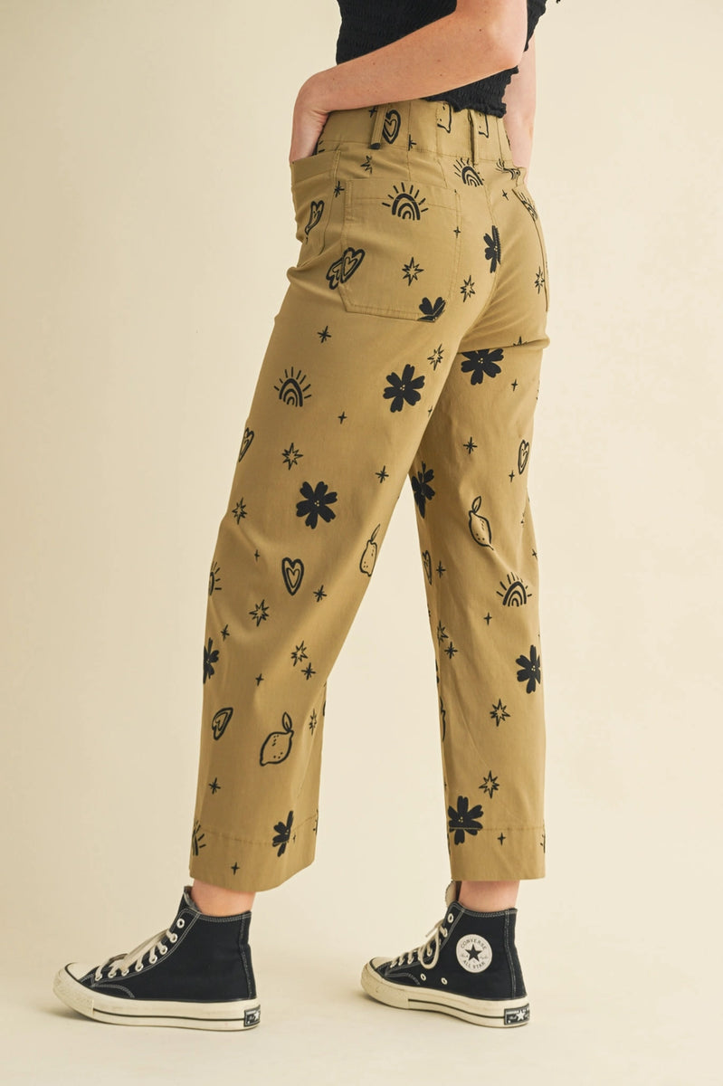 The Beatrice Crop Pants in Sand – Fathom & Co.